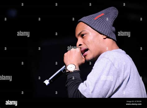 Actor Rapper Clifford Harris Jr Aka T I Performs At The 2008 Power