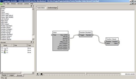 Fugio Timeline Recording Bigfug Creative Software