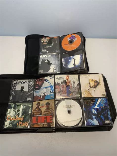 Huge Vintage Rap Randb Cd Binder Lot 200 50 Nas Jada Busta Wu Tang Snoop