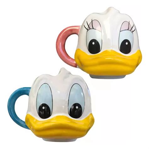 Taza Pareja Novios Casados Cerámica Pato Pata Donald Daisy Envío gratis