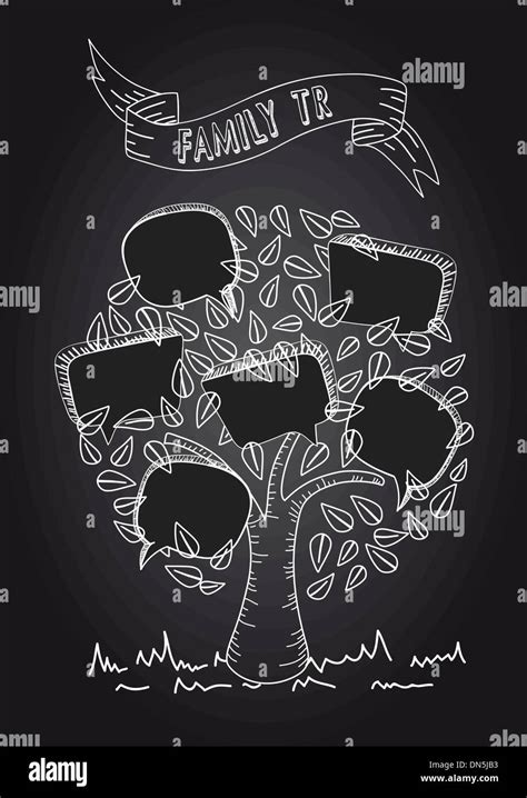 Vintage Speech Bubble Tree Stock Vector Image And Art Alamy