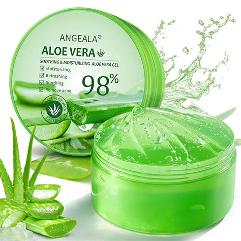 Organic Aloe Vera Gel For Face And Body Made Within 12 Hours