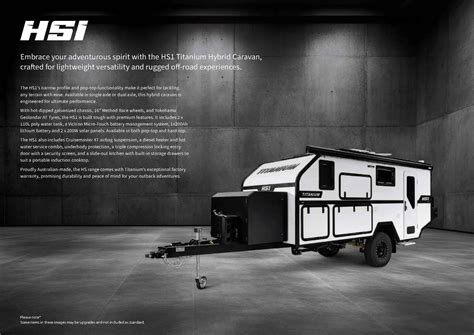 Titanium Ti22 Caravan Brochure With Layouts