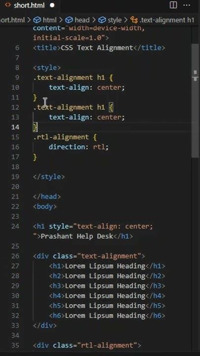 Css Text Alignment Tutorial Coding Cssutorial Csstutorial Youtube