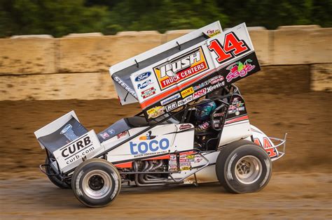 Stewart Experiences Tough Luck During Ohio Sprint Speedweek Tony Stewart Racing