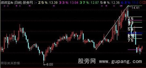 通达信江恩回调主图指标公式 通达信公式 股旁网