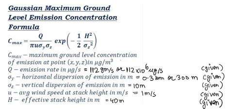 [solved] Sp 13a Gaussian Dispersion Model There Is An Older 750 Mw
