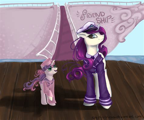 Rarity And Sweetie Belle Drawn By Snip Veritas Bronibooru