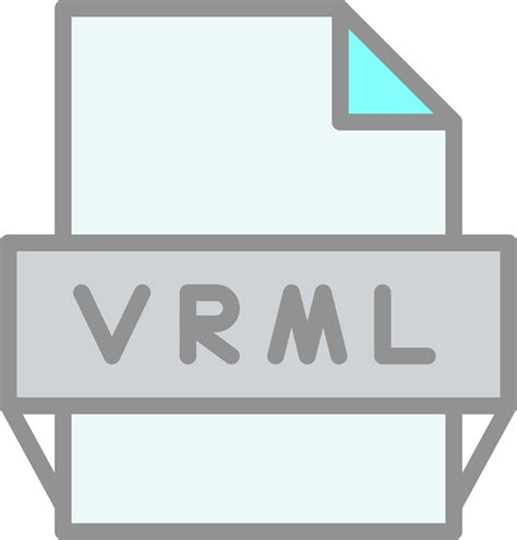 Vrml File Format Icon 15574870 Vector Art At Vecteezy