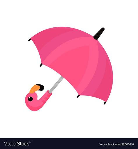 Ute Pink Umbrella On A White Vector Image On Vectorstock Sdp