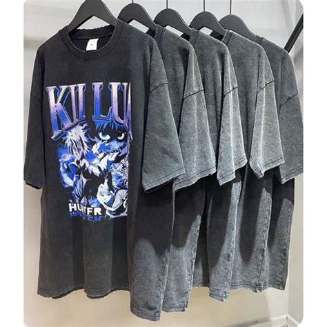 Grey Washed Hip Hop Men Streetwear Oversized T Shirts China Men T
