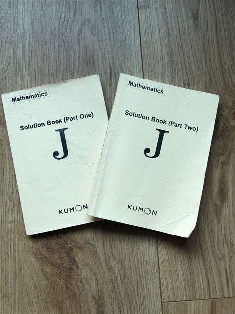 kumon level j answer books 興趣及遊戲 書本 and 文具 書本及雜誌 補充練習 carousell