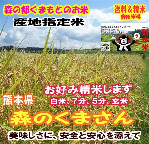 【楽天市場】分づき米 玄米 7分づき 5分づき 米5kg 出荷日精米 熊本県産 森のくまさん お米 送料無料 令和5年産：お米のたわら屋