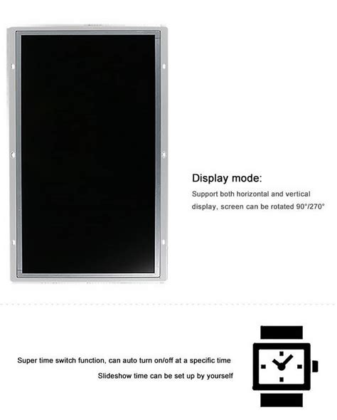 Inch Open Frame External Button Video Display Monitor