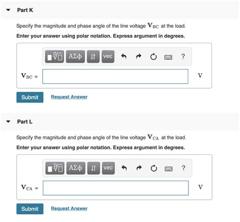 Solved Problem 1111 The Magnitude Of The Phase Voltage Of