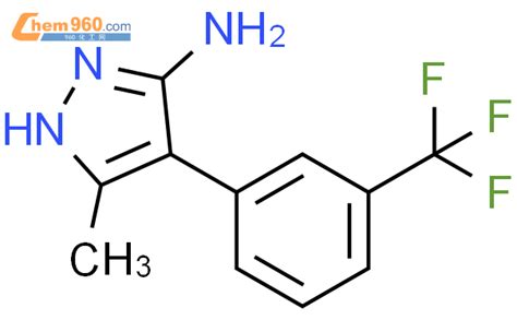 851975 08 1 5 Methyl 4 3 Trifluoromethyl Phenyl 1H Pyrazol 3