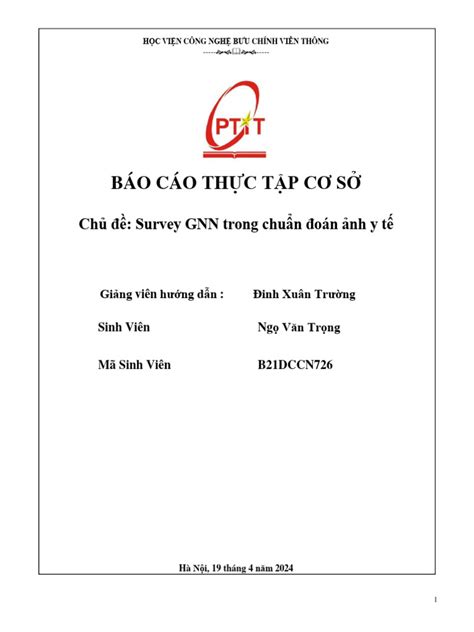 Ttcs Cá Nhân Gnn Of Image Medical Pdf