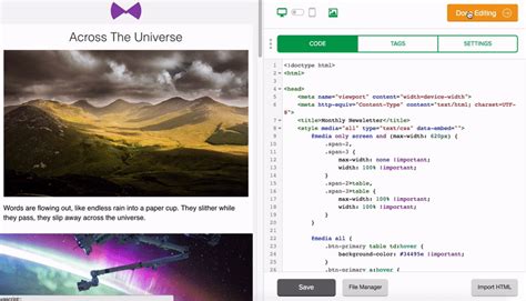 how to use custom html email templates with mailerlite