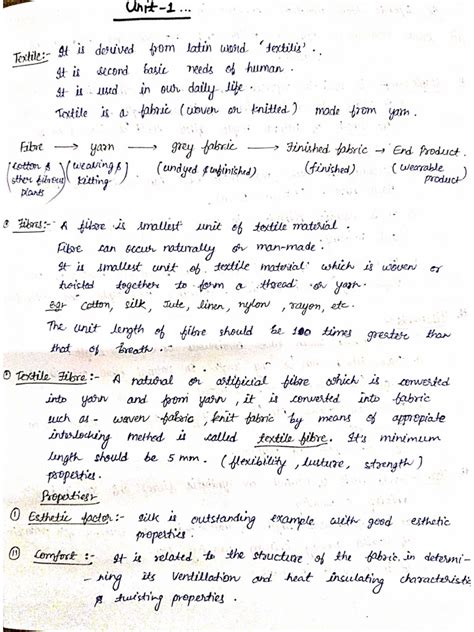 Textile Fibre Unit 1 Pdf Textiles Textile Industry