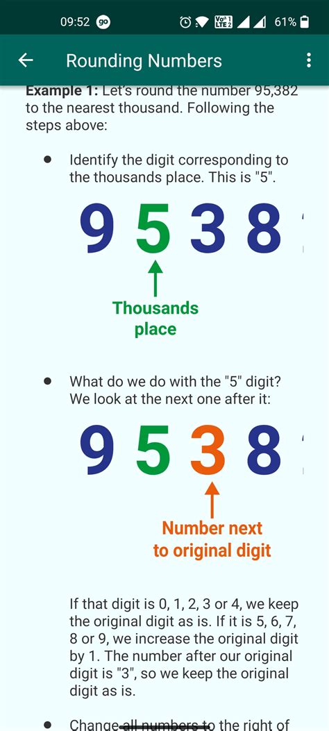 Units Place Value Is Not Clearly Visible In Rounding Numbers Revision