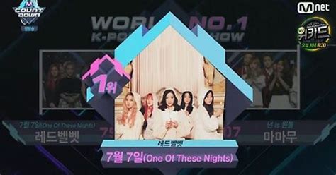 레드벨벳 엠카 1위로 3관왕트로피 싹쓸이 행진 종합