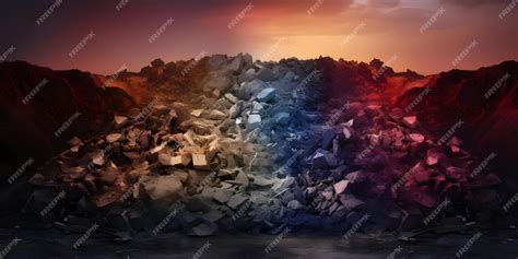 Premium Photo Converting Landfill Waste To Energy For Sustainable