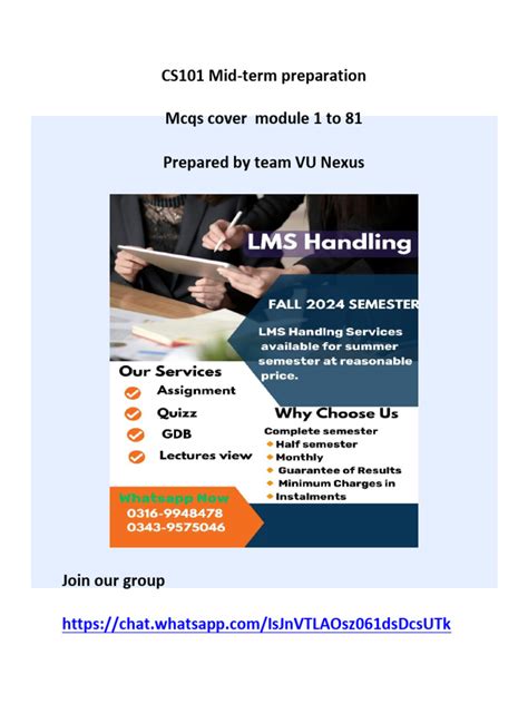 Cs101 Midterm Mqcs Module 1 To 81 By Ali Khan Ak 2 Pdf World Wide
