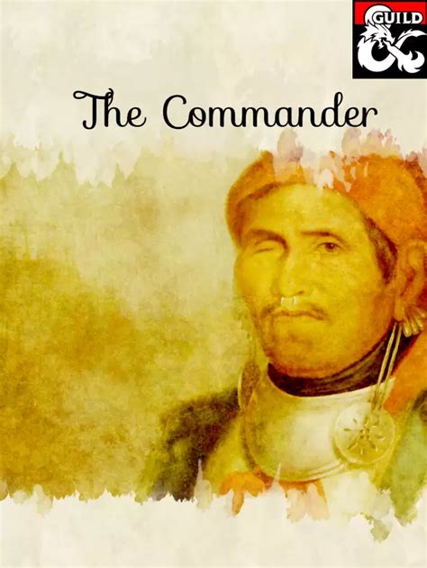 The Commander Class Dungeon Masters Guild Drivethrurpg