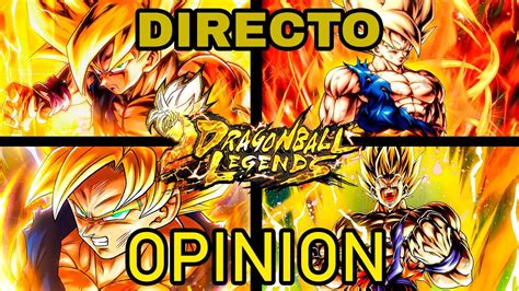 Dragon Ball Legends Primer Directo De Youtube Youtube