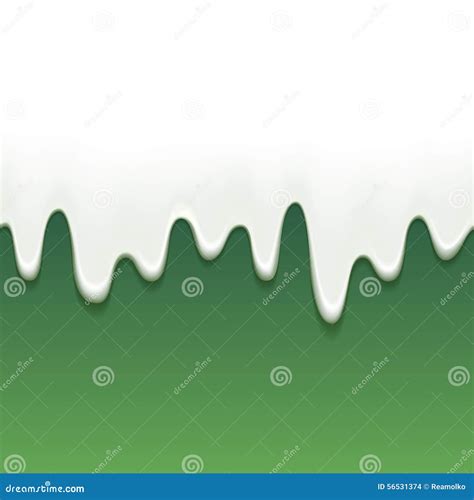 Dripping White Circles Liquid Drops Of Ink Dripping Liquid Vector