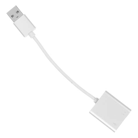 Worgeous Pc Mic Adapter For Computer Use Usb Audio Adapter Headphone