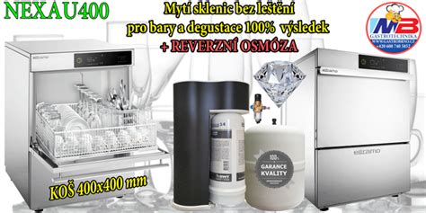 Myčka sklenic U400 NEXA myčka skla U 400 NEXA mytí skla - MB GASTRO BRNO
