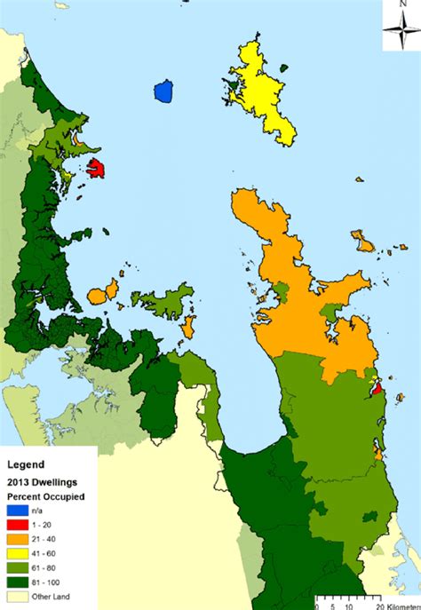 Percentage Of Dwellings Occupied During The 2013 Census Download