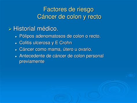 PPT - CUANDO SOSPECHAR UN CANCER DE COLON PowerPoint Presentation, free download - ID:939189