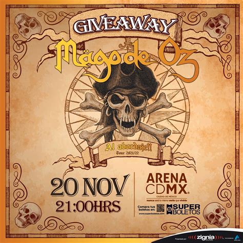 Gana Boletos Para El Concierto De Mago De Oz En La Arena Cdmx Ganapromo