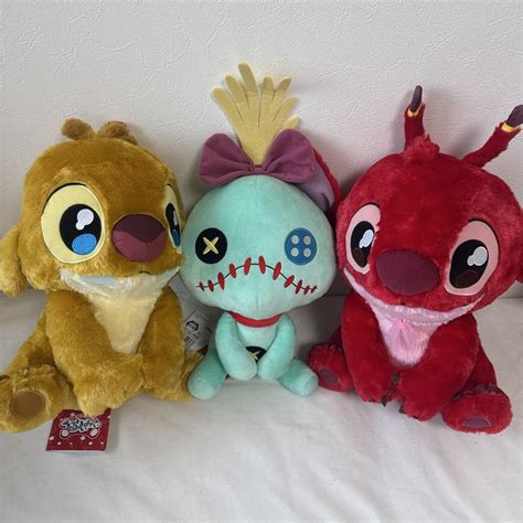 新品 リロ＆スティッチ うるりぃみぃ ぬいぐるみ ルーベン リロイ スクランプ メルカリ