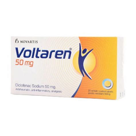 Voltaren 50mg Tab 20s Al Thiqa Pharmacy