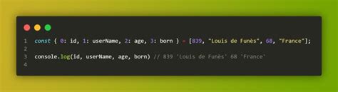 Array Object Javascript Destructuring Assignment Mohammad Reza M