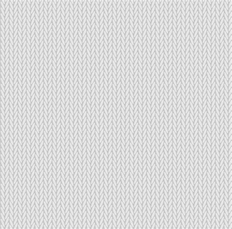 Knit Texture White Color Vector Seamless Pattern Fabric Knitting