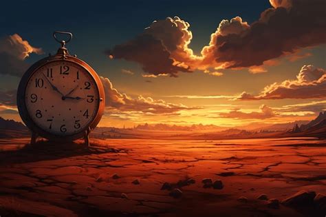 Captivating Image Symbolizing Time With An Artistic And Fantastical