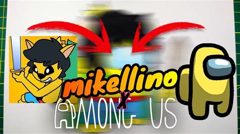 Como DIBUJAR A MIKELLINO Estilo AMONG US FUSION AMONG US Y MIKECRACK