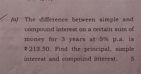 A The Difference Between Simple And Compound StudyX