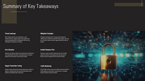 Summary Of Key Takeaways Rudy Attack Ppt Presentation St Ai Ss Ppt