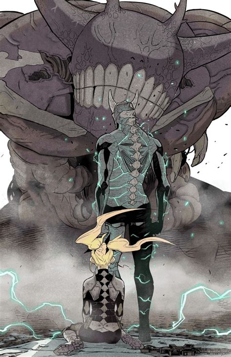Kaiju No 8 Художественные иллюстрации Эскизы персонажей