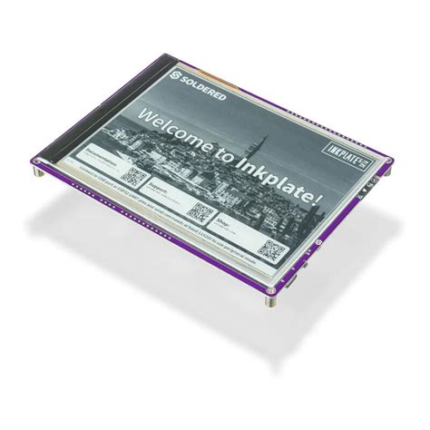 Soldered Inkplate 6plus E Paper Display With Touchscreen 17900 Ande