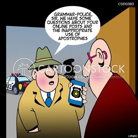 Grammar Police Cartoons And Comics Funny Pictures From Cartoonstock