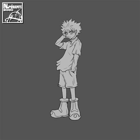 Hxh Killua Gray By Almirantebodoke On Deviantart