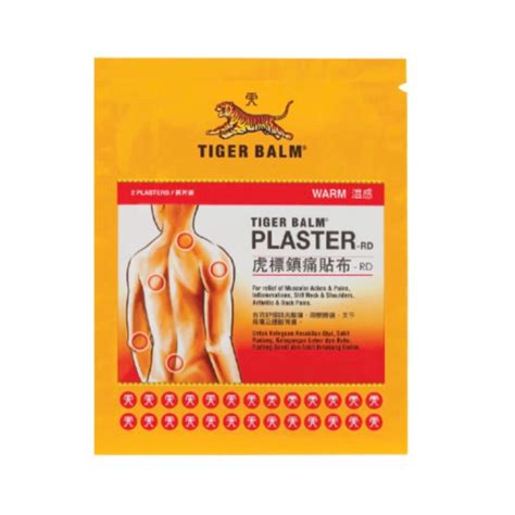 Tiger Balm Plaster Warm 7cm X 10cm Small 2s Shopee Malaysia