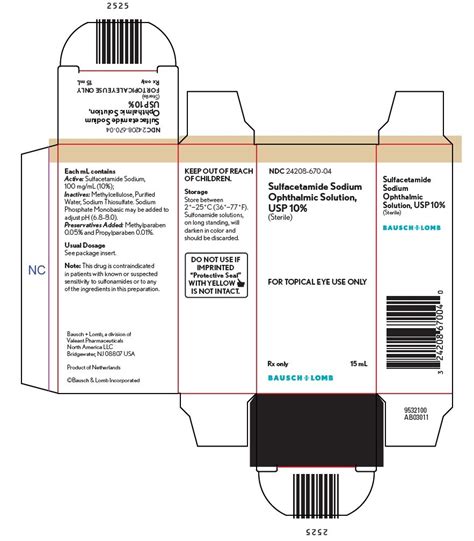 Sulfacetamide Sodium Fda Prescribing Information Side Effects And Uses