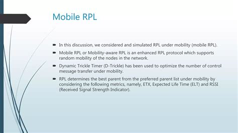 Security Of Rpl In Iot Ppt